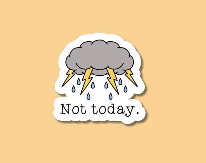 Official Black Cloud Sticker, Embrace the Ominous Allure, Die-cut ...