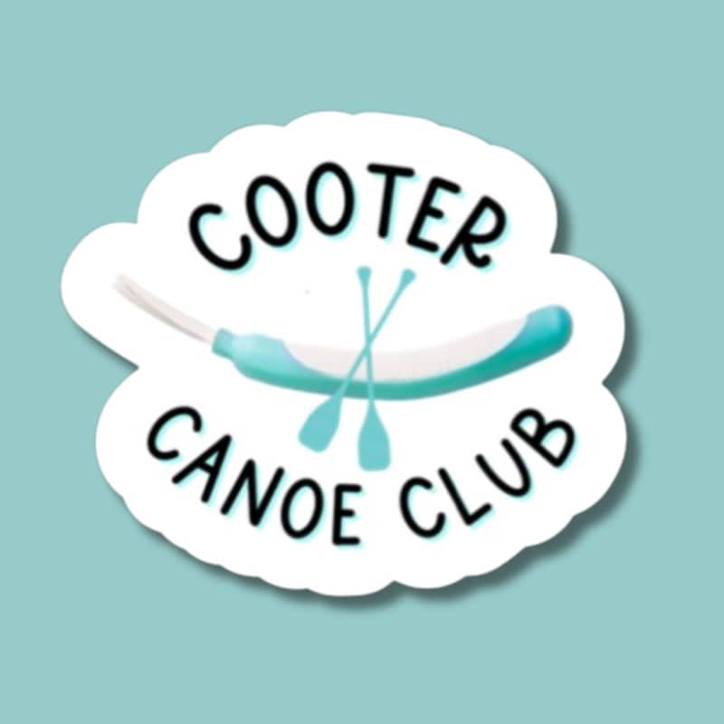 Funny Canoe Sticker - Etsy