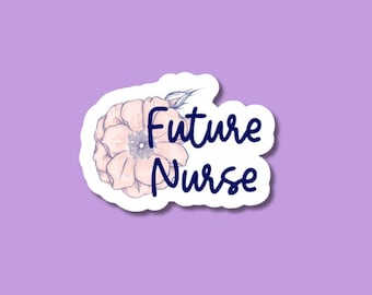 Nursing Books and Brains Sticker for Nursing School Nursing Students ...