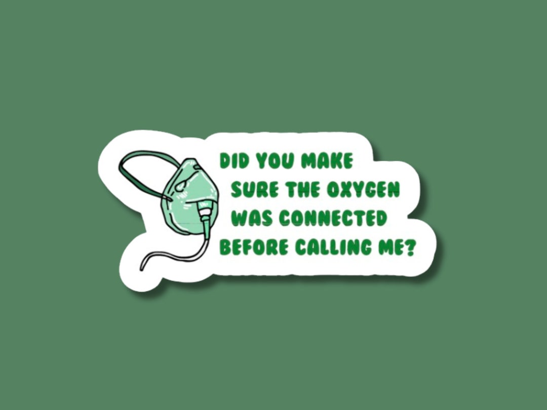 Respiratory Stickers, Respiratory Therapist Gifts, Sticker for ...