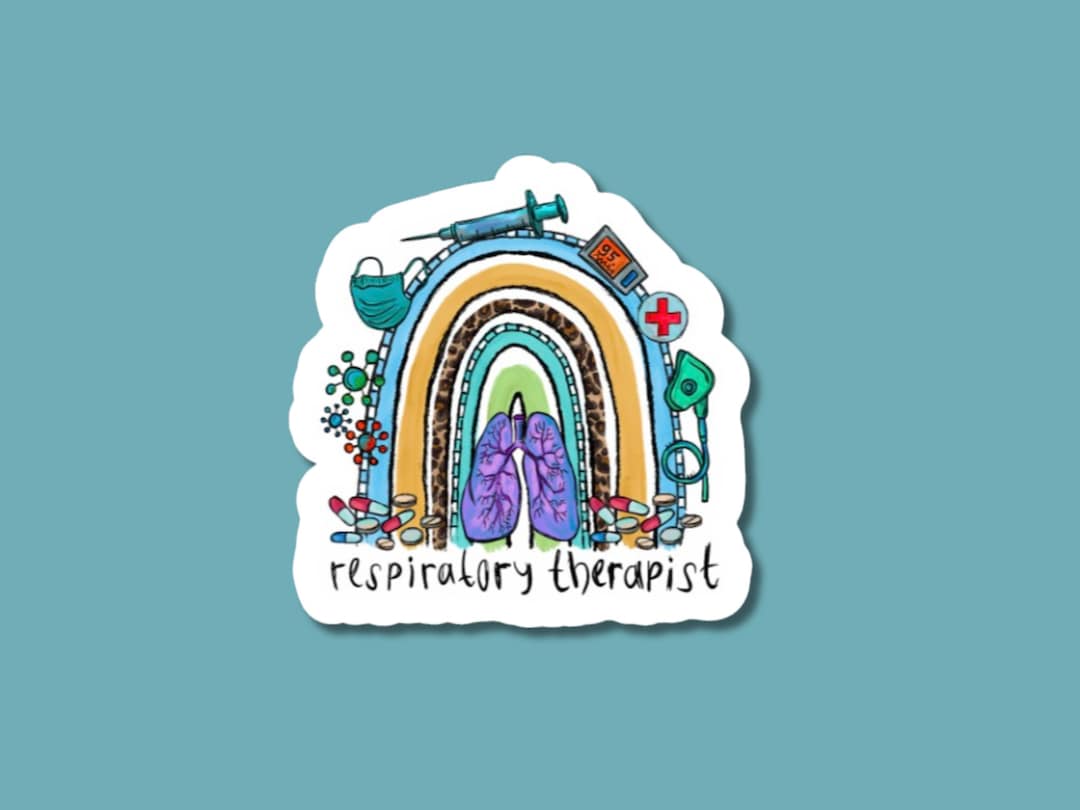 Respiratory Therapist Sticker, Rt Sticker, Lung Sticker, Respiratory ...