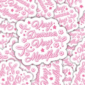 Very Demure Sticker, Very Mindful Sticker, Trendy Sticker, Cute Sticker ...