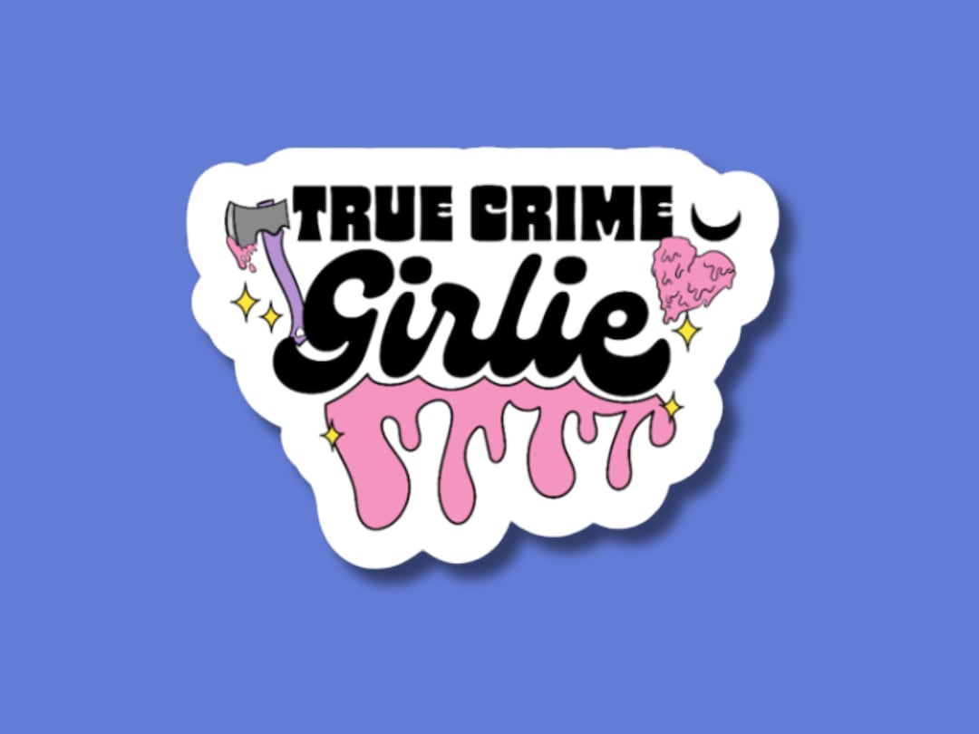 True Crime Sticker, I Love True Crime, Murder Mystery Sticker, True ...