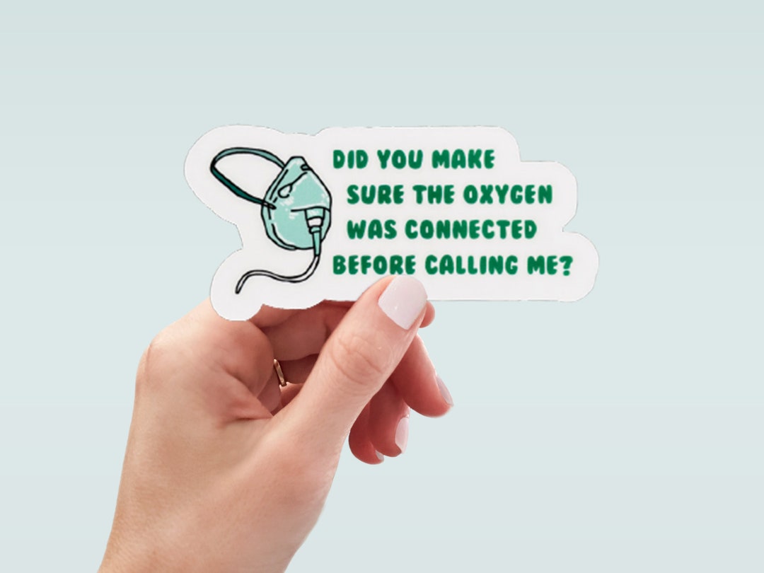 Respiratory Stickers, Respiratory Therapist Gifts, Sticker for ...