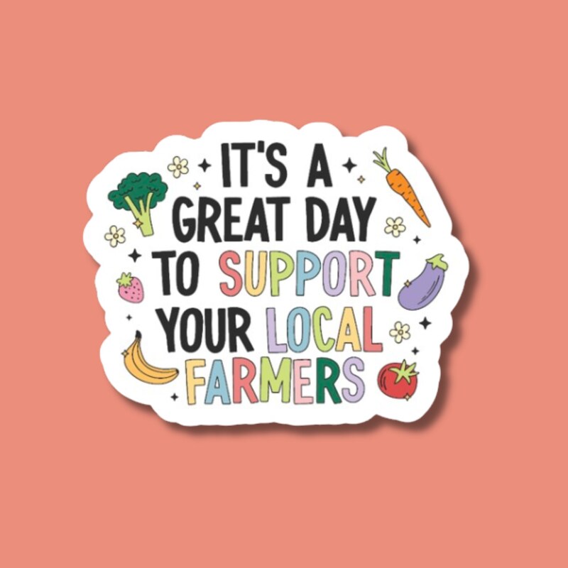 Farmer Sticker - Etsy