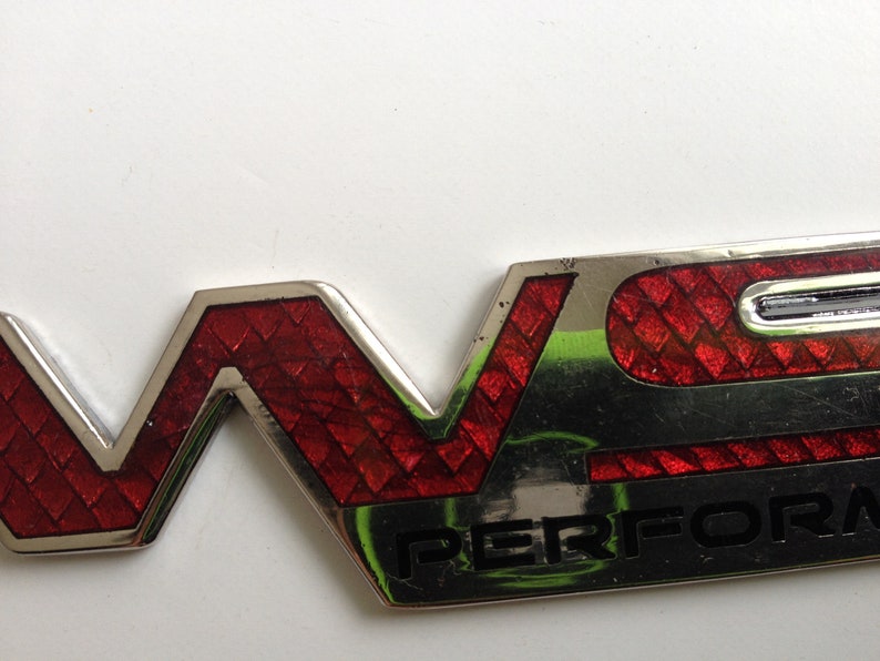 Trans Am WS6 Original Badge Name Nameplate Letters Emblem Metal Chrome ...