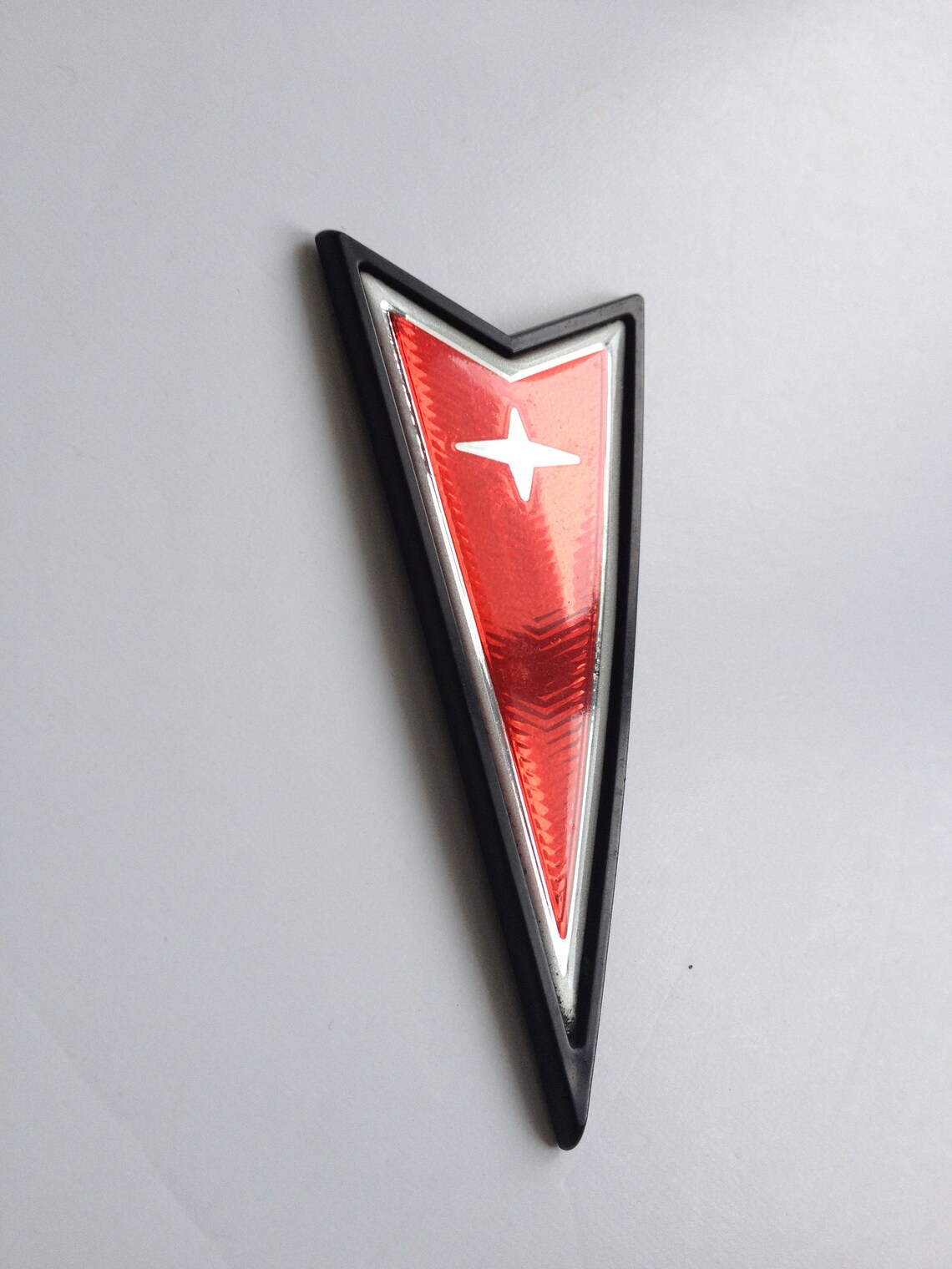Pontiac Original Badge Red Plastic Name Nameplate Letters Emblem ...