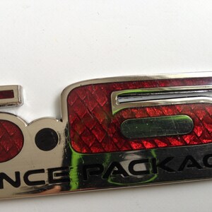 Trans Am WS6 Original Badge Name Nameplate Letters Emblem Metal Chrome ...