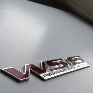 Trans Am WS6 Original Badge Name Nameplate Letters Emblem Metal Chrome ...