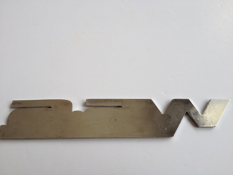 Trans Am WS6 Original Badge Name Nameplate Letters Emblem Metal Chrome ...