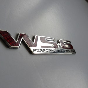 Trans Am WS6 Original Badge Name Nameplate Letters Emblem Metal Chrome ...