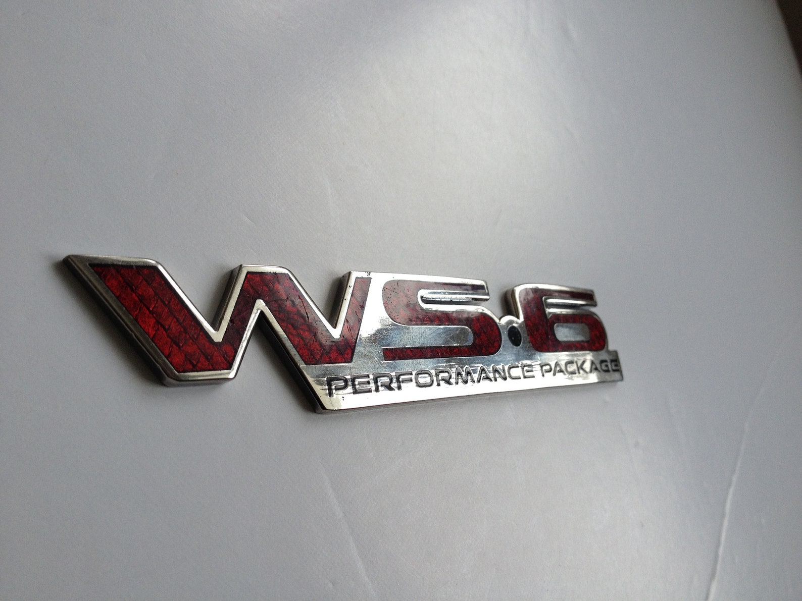 Trans Am WS6 Original Badge Name Nameplate Letters Emblem Metal Chrome ...