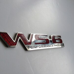 Trans Am WS6 Original Badge Name Nameplate Letters Emblem Metal Chrome ...
