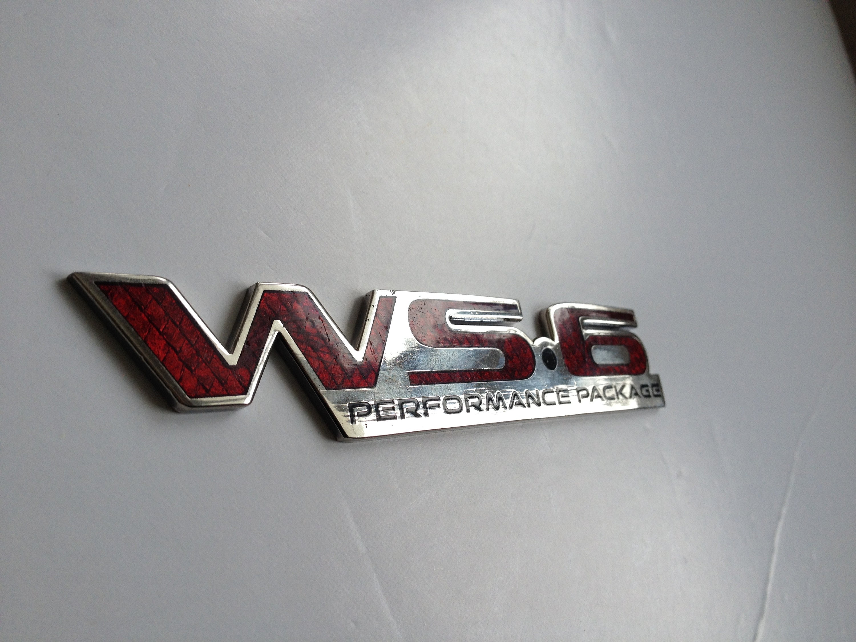 Trans Am WS6 Original Badge Name Nameplate Letters Emblem Metal Chrome ...