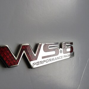 Trans Am WS6 Original Badge Name Nameplate Letters Emblem Metal Chrome ...