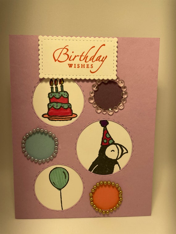 Handmade Birthday Card - Etsy