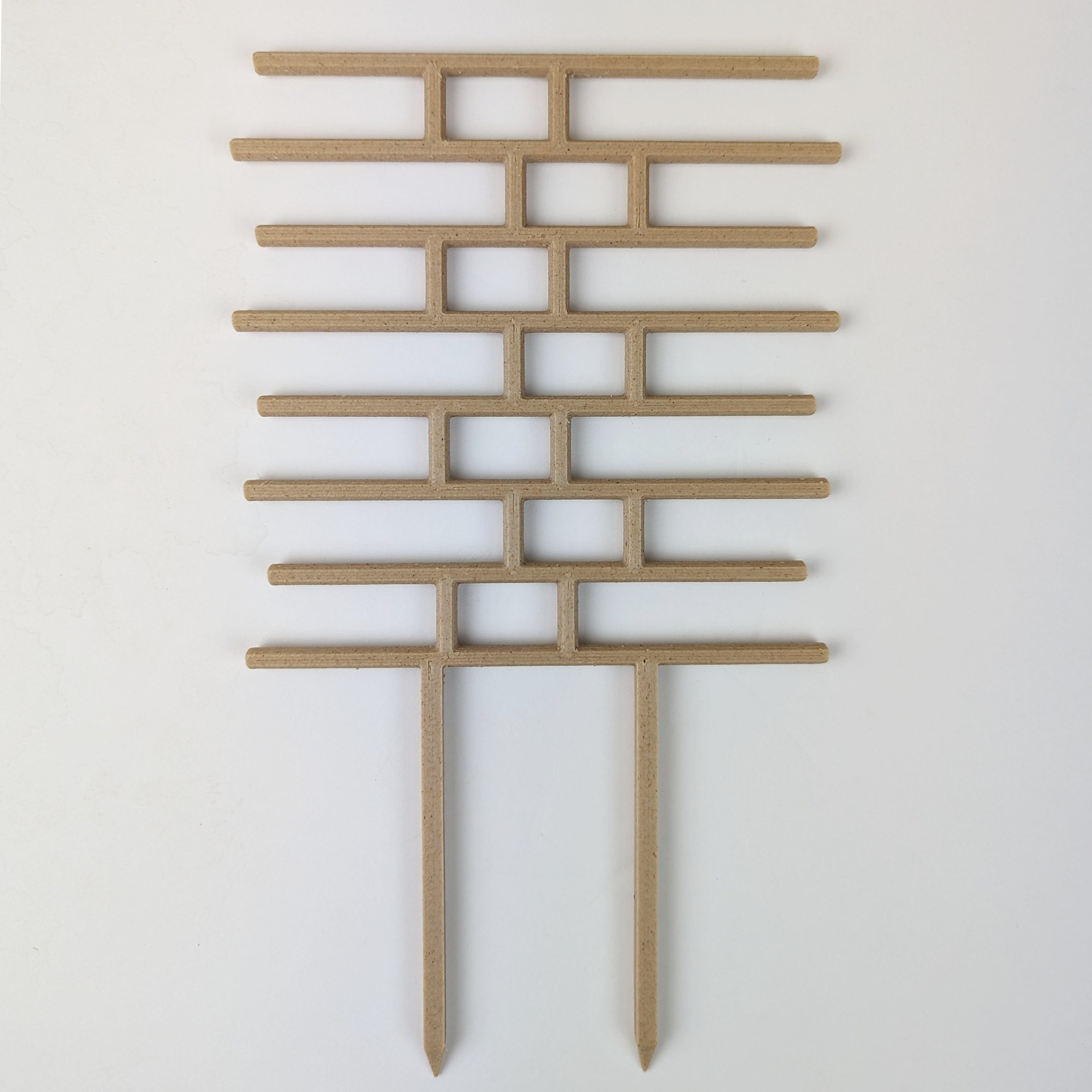 Brick Pattern Trellis Houseplant Trellis Wood Plant - Etsy