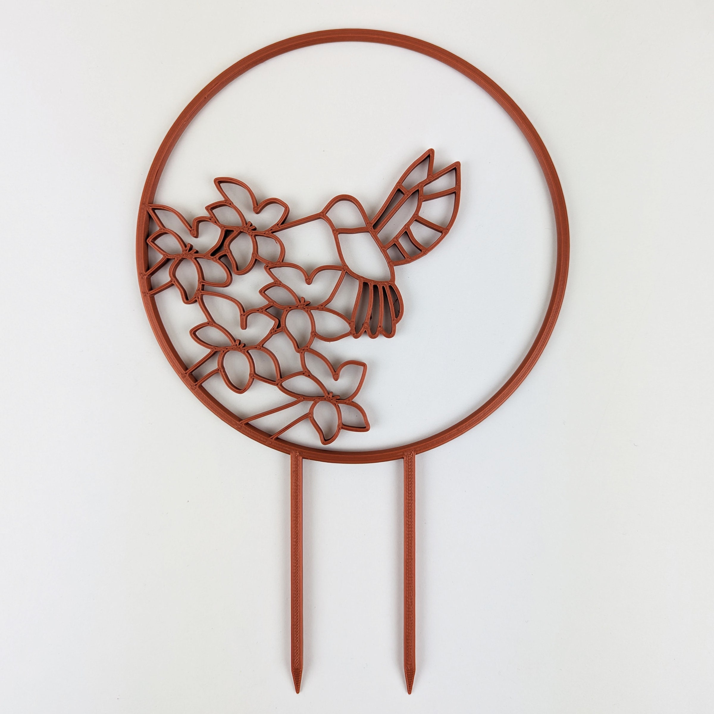 Hummingbird Trellis Wood Plant Trellis Houseplant Trellis Plant Stake ...