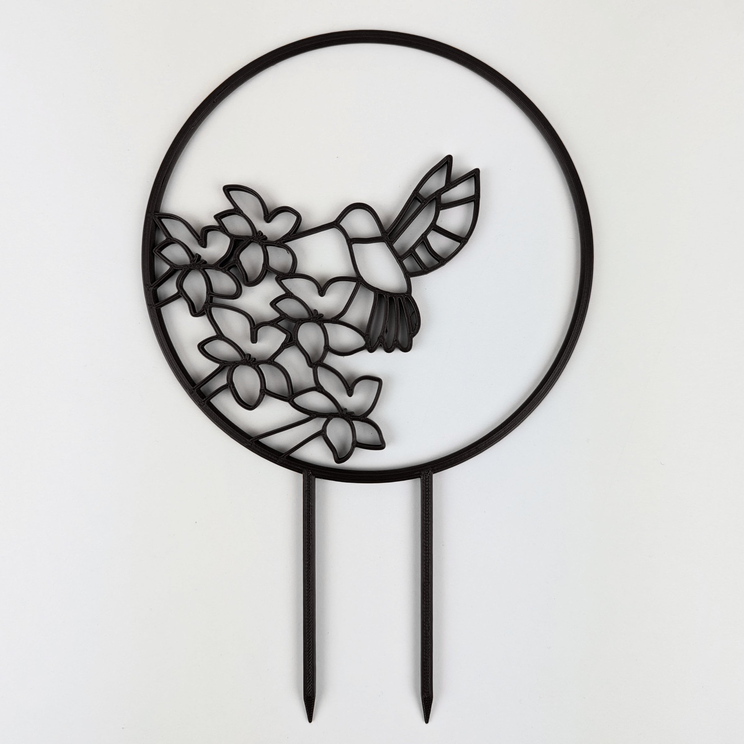 Hummingbird Trellis Wood Plant Trellis Houseplant Trellis Plant Stake ...