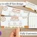 Fall Ticket, Printable Raffle, Editable Raffle Template Ticket, Diy ...