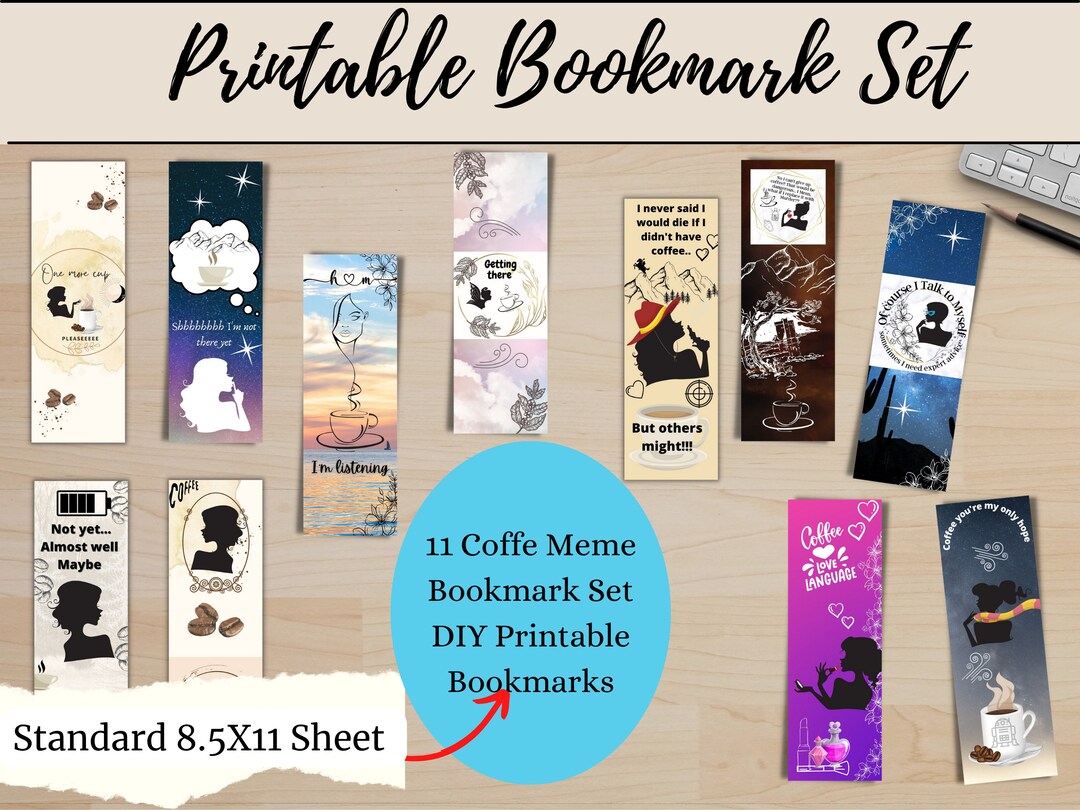 Cute Bookmarks, Diy Bookmark, Digital Bookmark, Custom Bookmarks ...