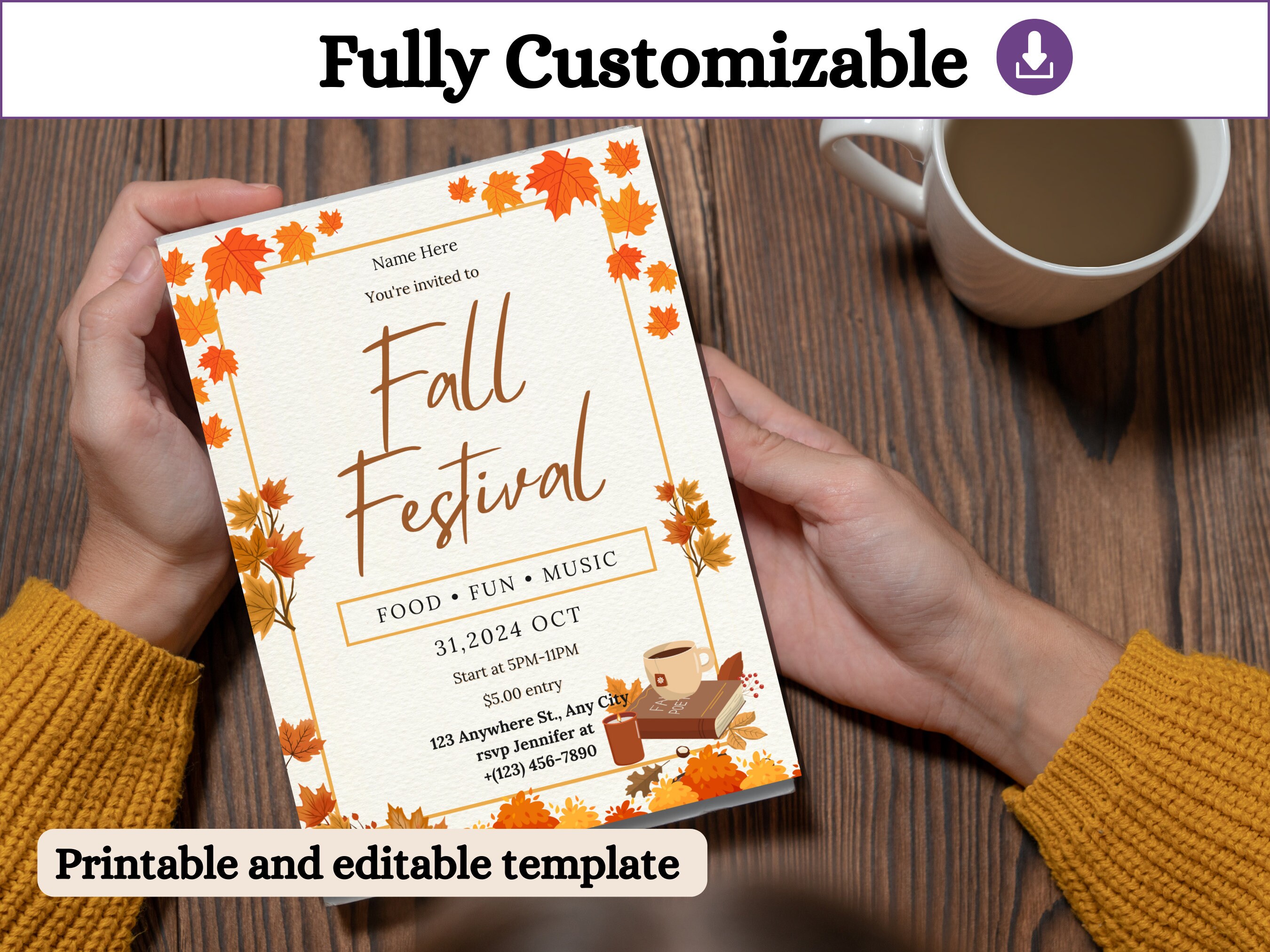 Autumn Raffle Pro: Customizable Fall Ticket Templates, Diy Ticket ...