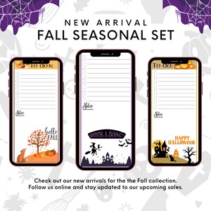 Printable to Do List, Halloween, Fall List, Instant Digital Download ...