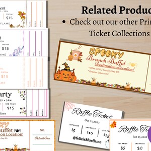 Blank Editable Raffle Template Ticket, Diy Ticket, Custom Ticket ...