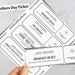 Mothers Day Ticket Template, DIY Ticket Template, Custom Template ...