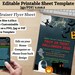 Fundraiser Invitation Halloween Flyer Editable Template - Etsy