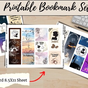 Cute Bookmarks, Diy Bookmark, Digital Bookmark, Custom Bookmarks ...