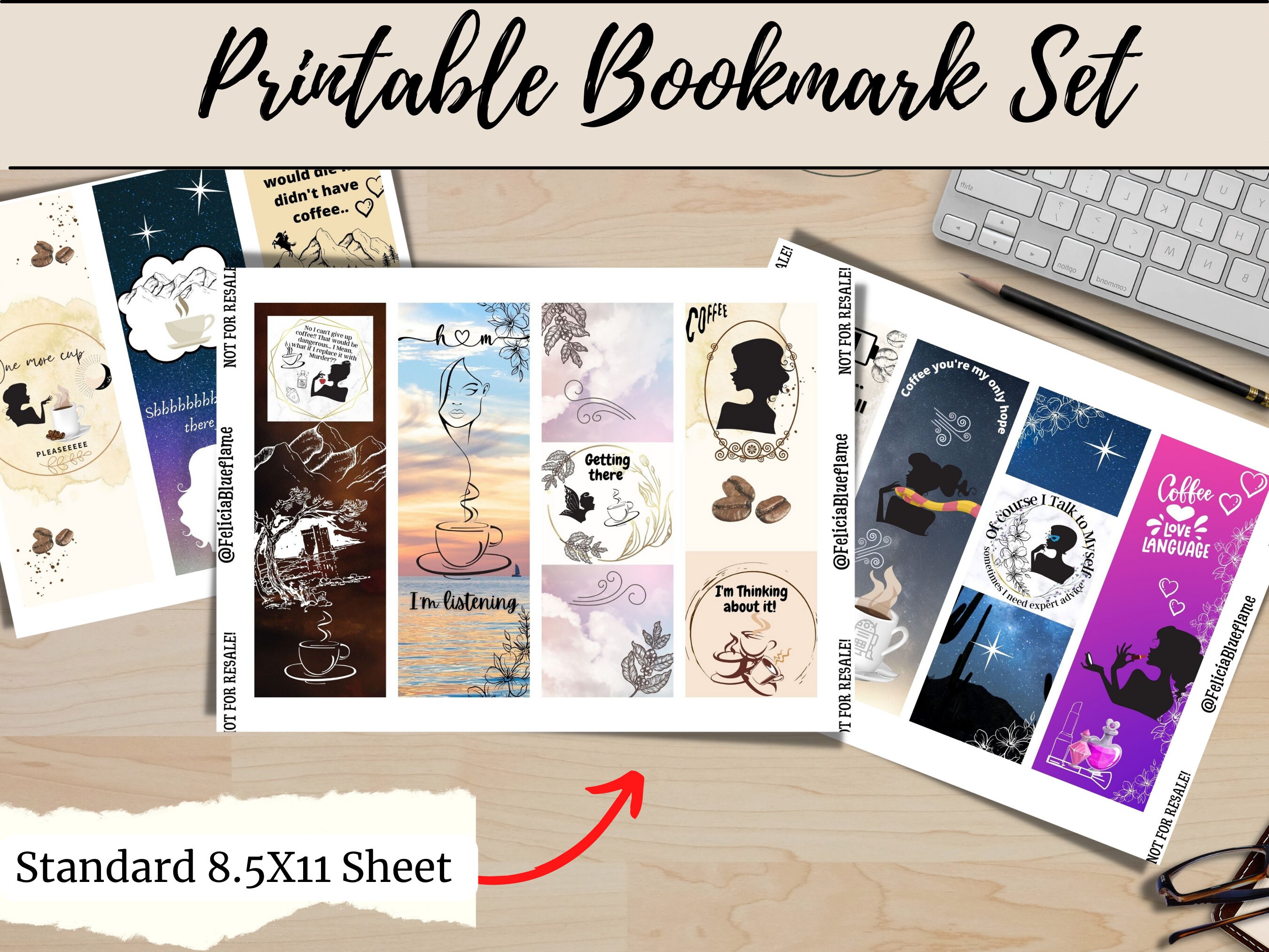 Cute Bookmarks, Diy Bookmark, Digital Bookmark, Custom Bookmarks ...