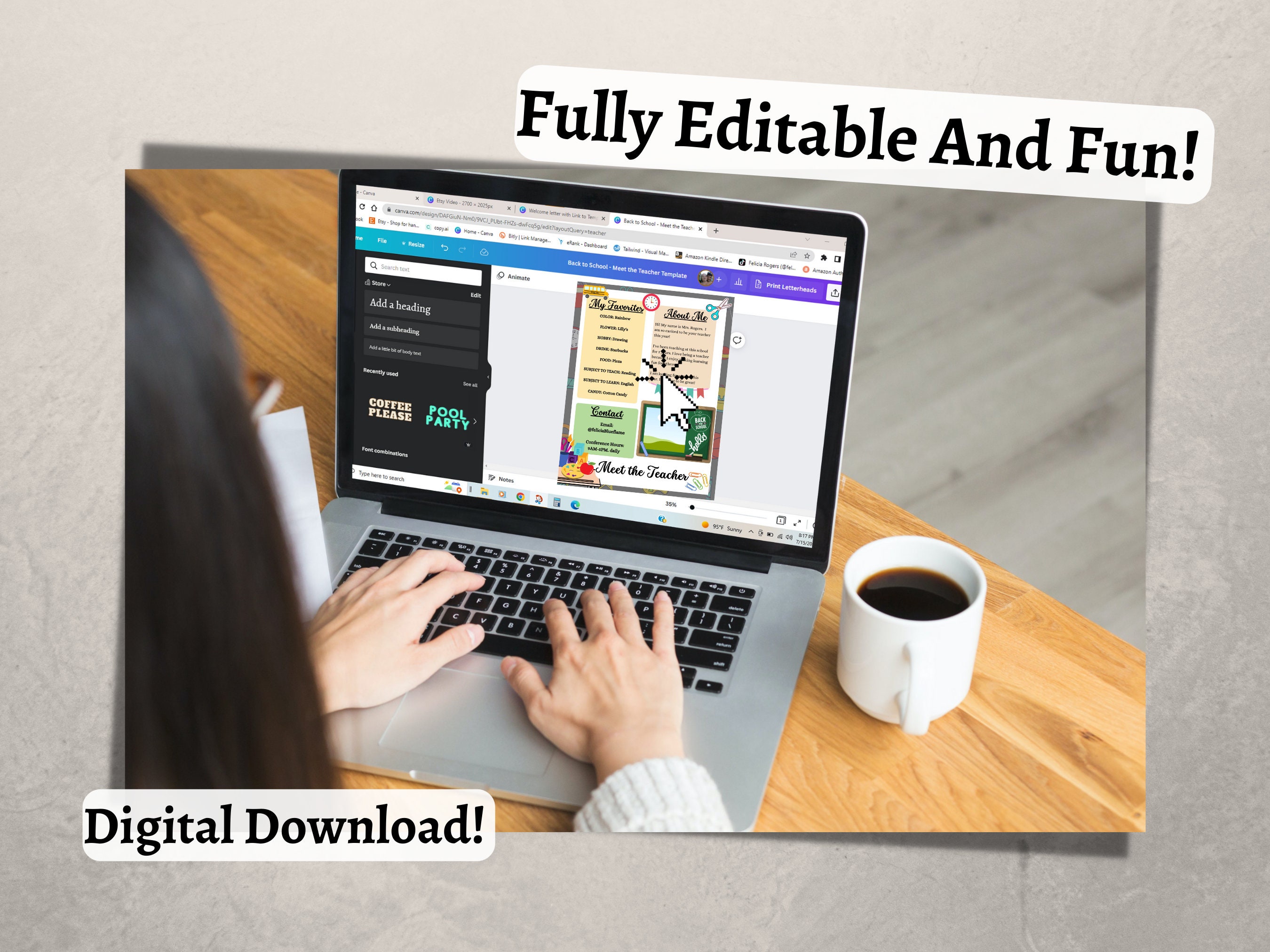 Editable Meet the Teacher, Teacher Newsletter, Event Newsletter, Parent ...