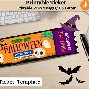 Blank Editable Raffle Template Ticket, Diy Ticket, Custom Ticket ...