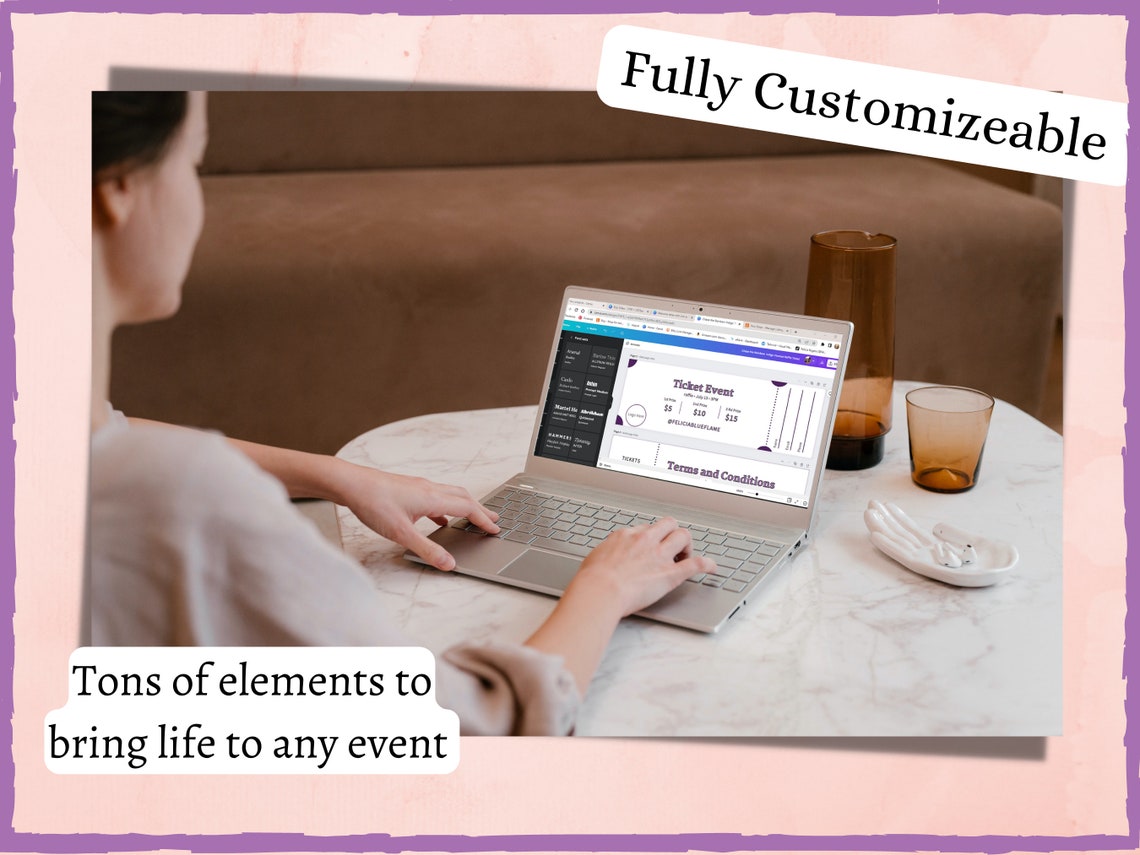 Indigo Ticket, Blank Editable Raffle Template Ticket, Diy Ticket ...