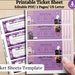 Printable Raffle, Editable Raffle Template Ticket, Diy Ticket, Custom ...