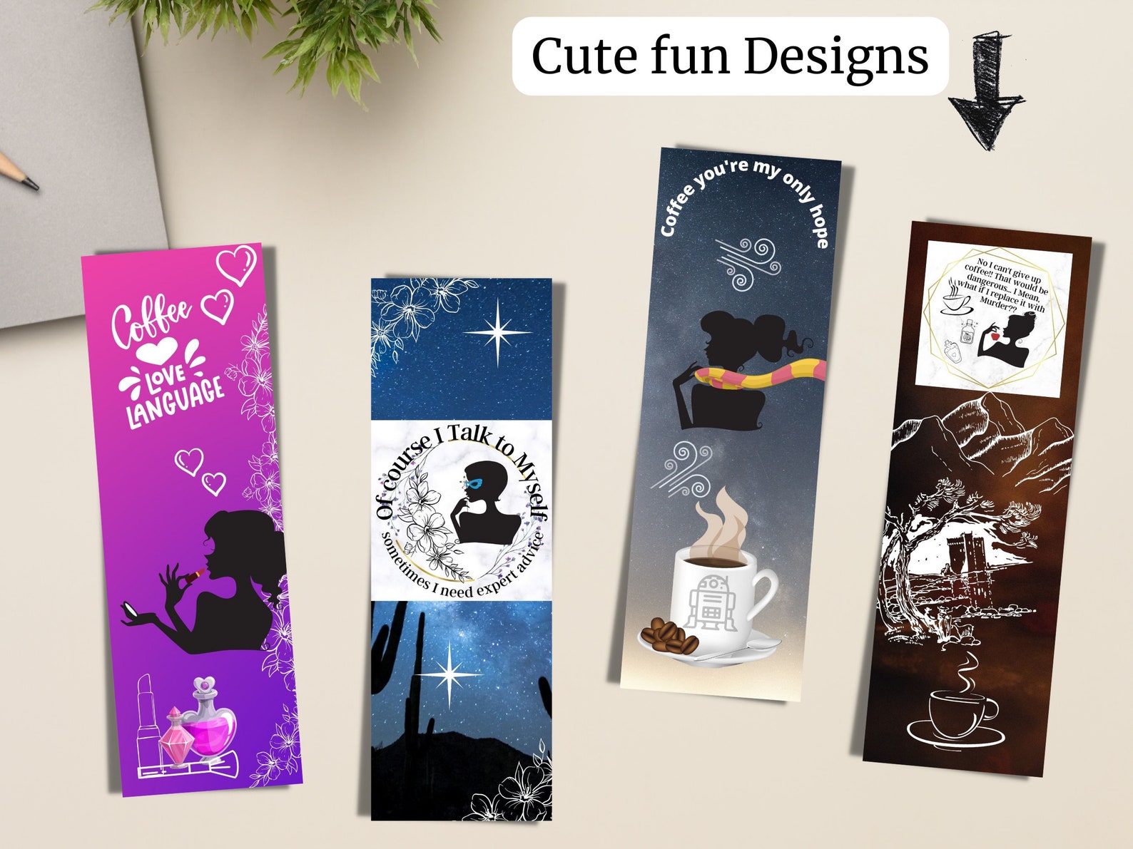 Cute Bookmarks, Diy Bookmark, Digital Bookmark, Custom Bookmarks ...