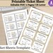 Printable Raffle, Editable Raffle Template Ticket, Diy Ticket, Custom ...