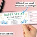 Editable Ticket Template, Spring Themed Raffle Template, 4 Set to 8 ...