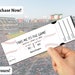 Editable Raffle Template Ticket, Diy Ticket, Custom Ticket, Baseball ...