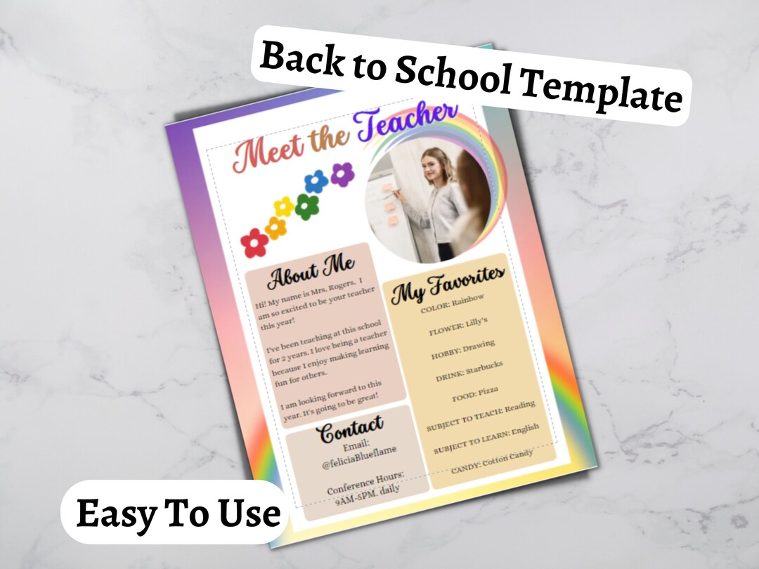 Editable Meet the Teacher, Teacher Newsletter, Event Newsletter, Parent ...
