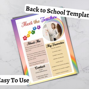Editable Meet the Teacher, Teacher Newsletter, Event Newsletter, Parent ...