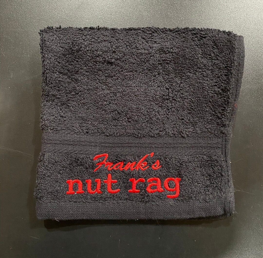 Personalized Nut Rag, Gag Gift for Him or Her, Naughty Bachelor Party ...