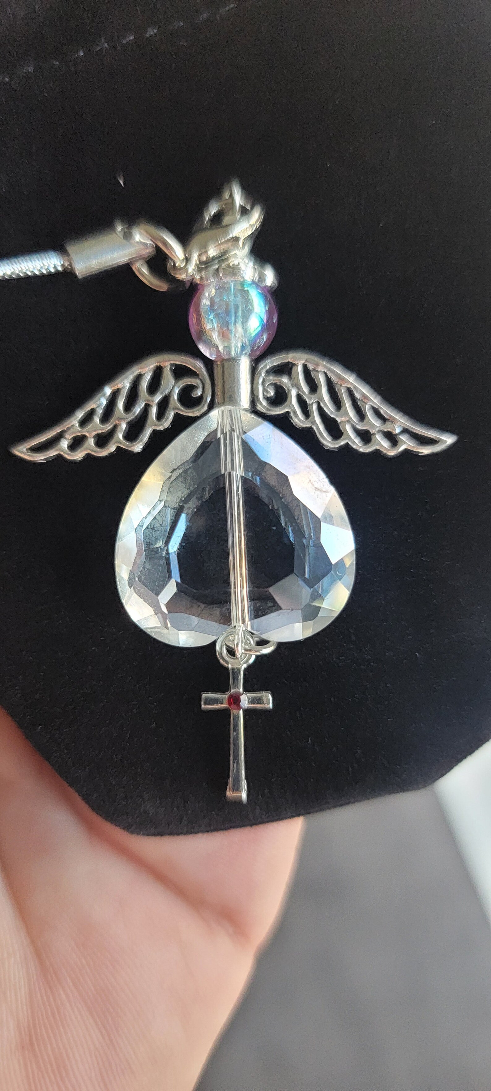 Guardian Angel Mirror Dangle - Etsy