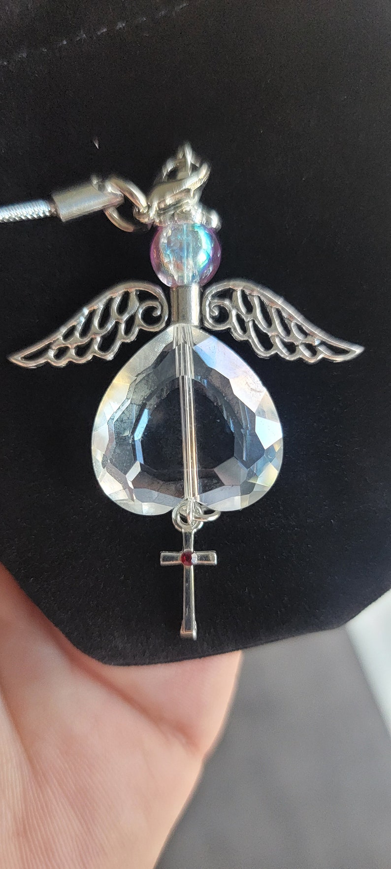 Guardian Angel Mirror Dangle - Etsy