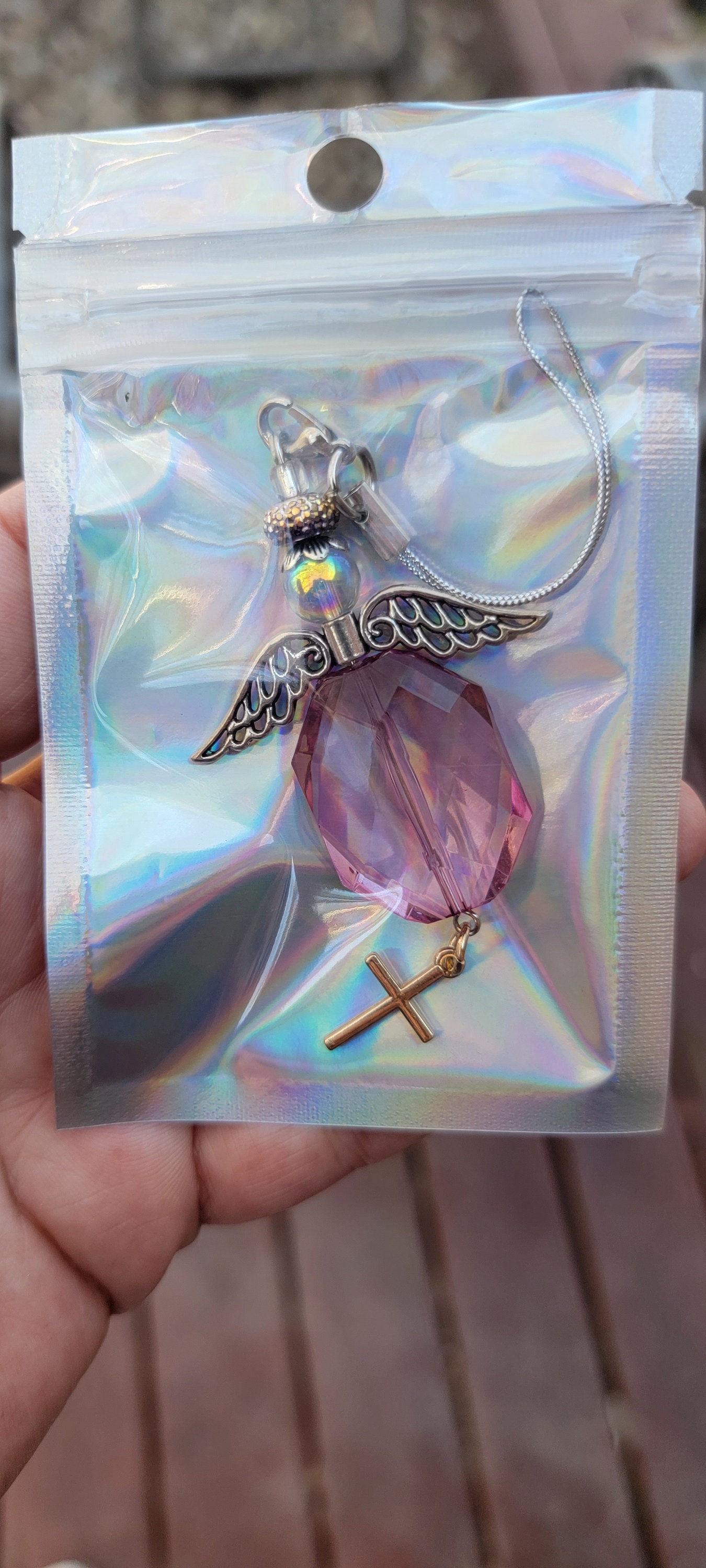 Guardian Angel Mirror Dangle - Etsy