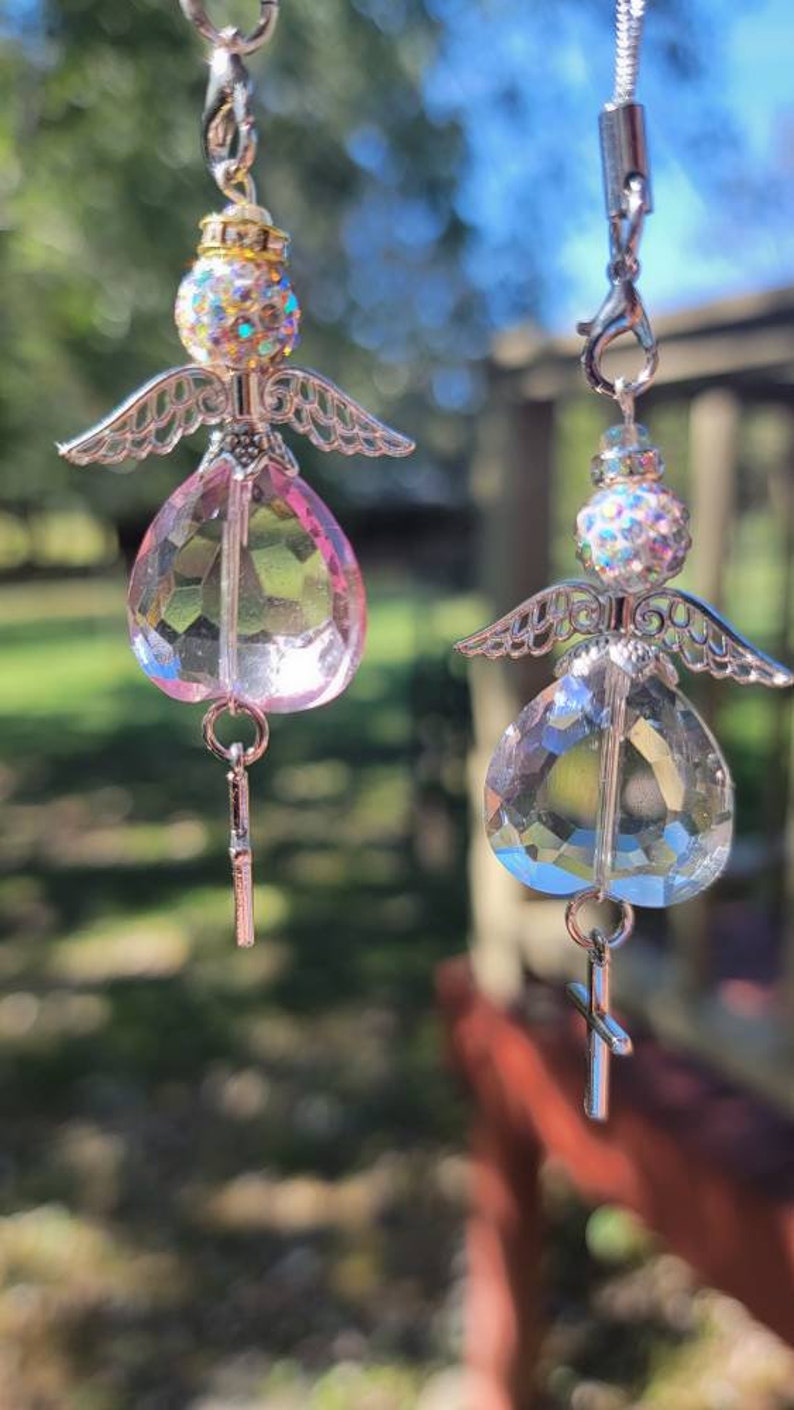 Guardian Angel Mirror Dangle - Etsy
