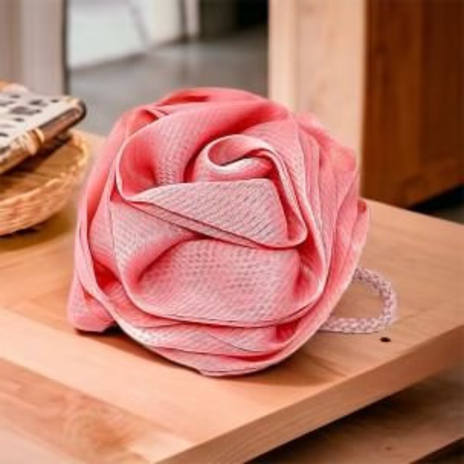 Rose Loofah- Natural Loofah Sponge- Pink- Bath- Body- Self Care - Etsy