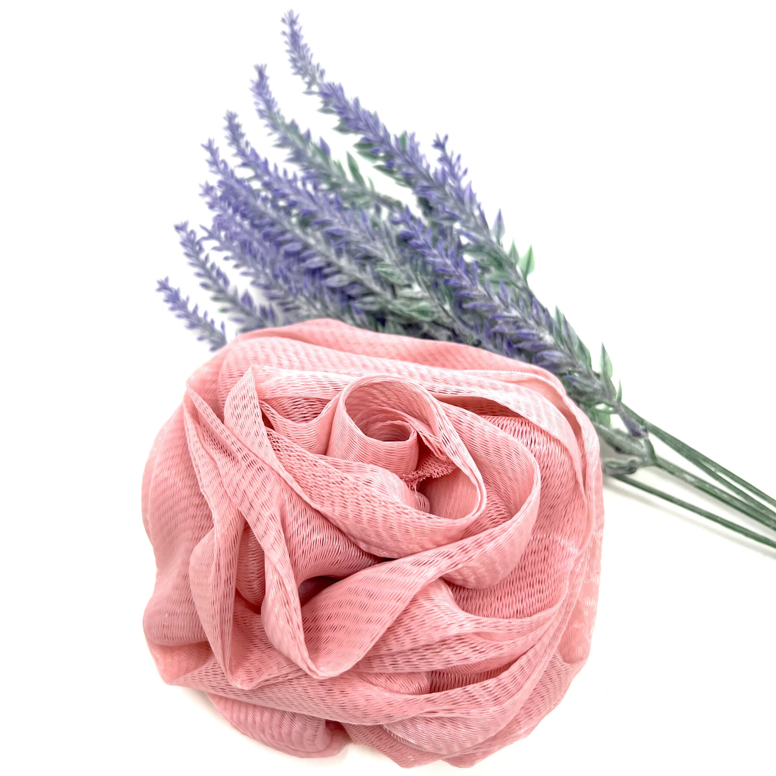 Rose Loofah- Natural Loofah Sponge- Pink- Bath- Body- Self Care - Etsy