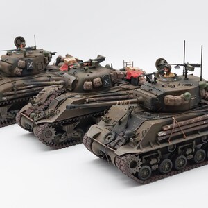 Trio of Sherman Tanks From the Movie Fury. M4A3E876 fury, M4A475 lucy ...